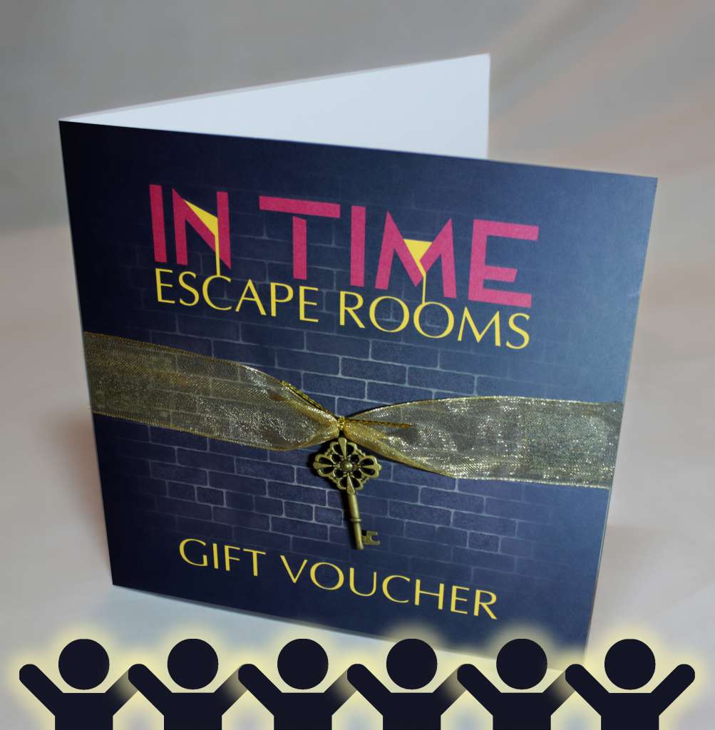 Printed Gift Voucher - 6 players - In Time Escape Rooms